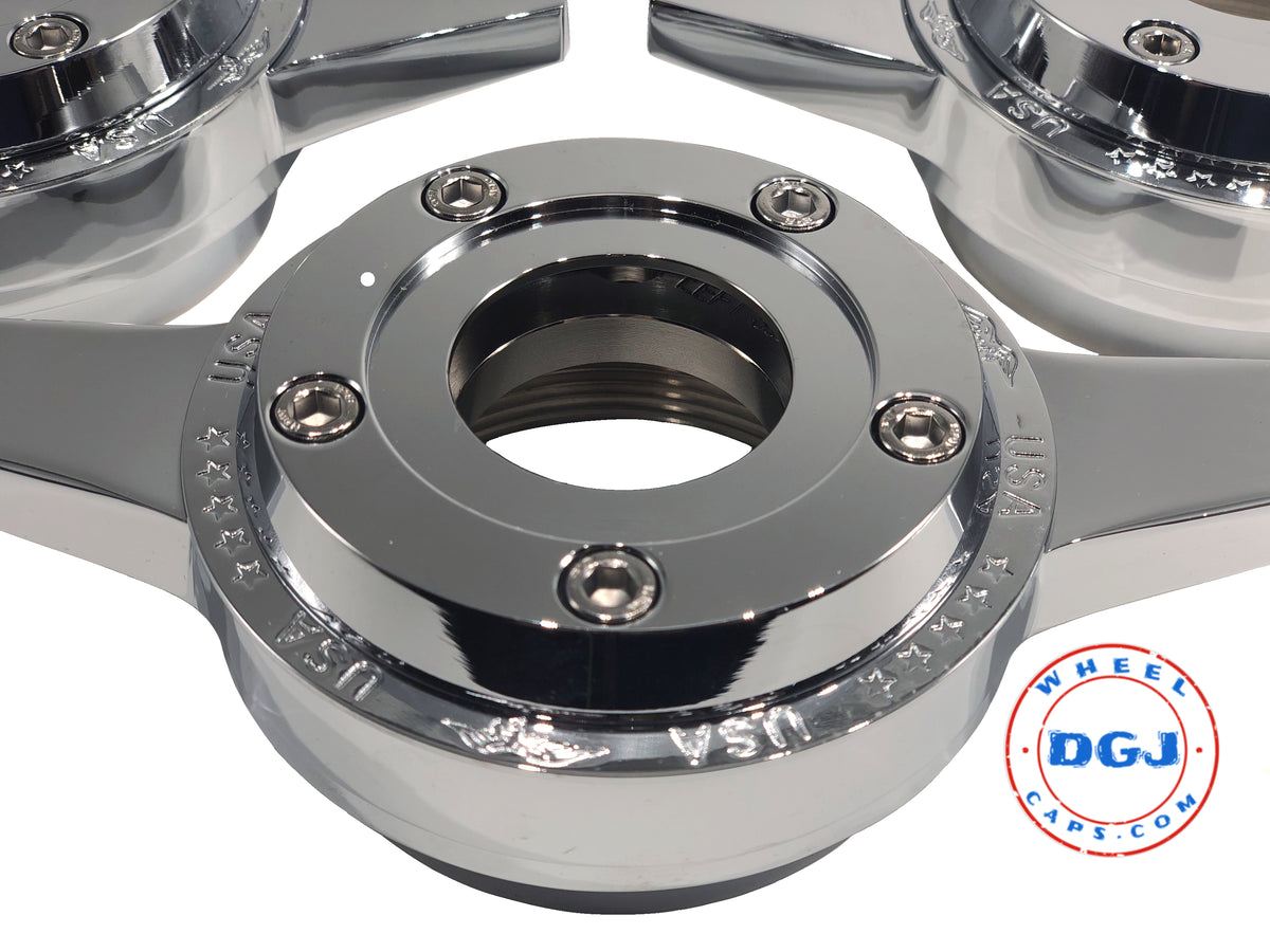 Set of 5 Locking Nut Screws Set For Lowrider Wire Wheels – DGJ Wheel Caps